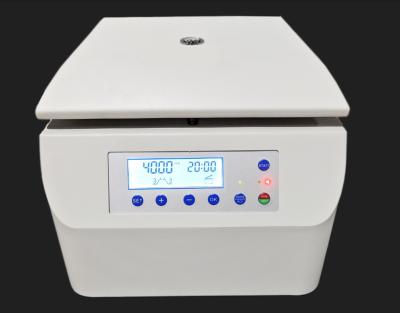 China Low Speed Benchtop Laboratory Centrifuge 4000rpm With Fixed Angle Rotor 6x 50ml for sale