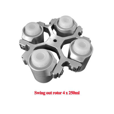 중국 TDZ5-WS 스윙 아웃 로터 4x250ml와 테이블 톱 저속 원심분리기 판매용