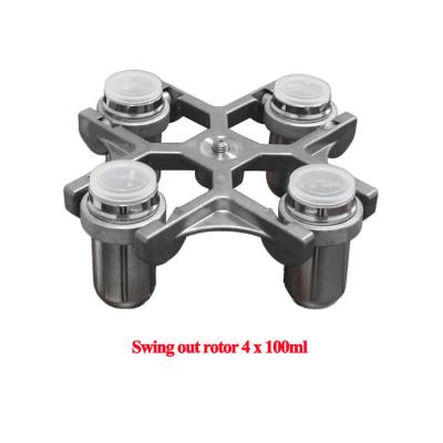 중국 TDZ5-WS 스윙 아웃 로터 4x250ml와 테이블 톱 저속 원심분리기 판매용