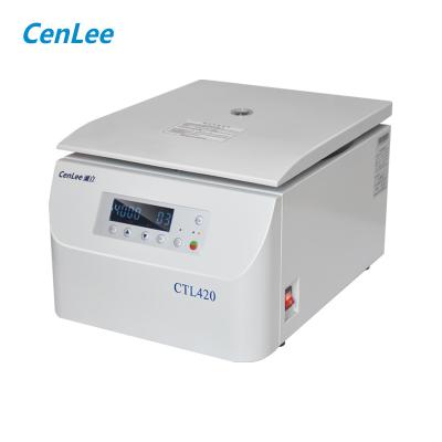 중국 CTL420 자동 균형 원심분리 기계 CTL420 PRP, 혈액 샘플 처리 판매용