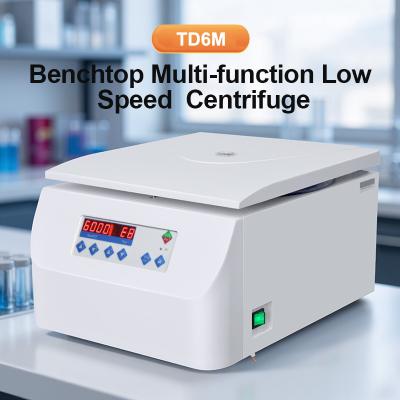 Китай Компактная столовая центрифуга TD6M лабораторная центрифуга 10 мл/15 мл конструкция 6000 вращений в минуту центрифуга для лабораторных применений продается