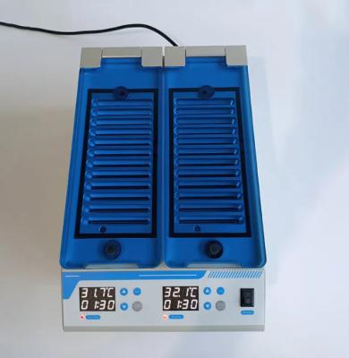 China Two Indenpendent Working Incubation Chambers 37C Blood Group Card Gel Card Incubator for sale