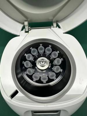 중국 타이밍 범위 1min-99min 미니 원심분기 12 x 2ml 속도 마이크로 원심분기 15K RPM 의료 / 실험실용 판매용