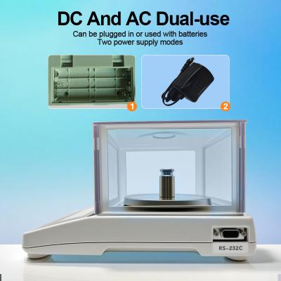 China Readability 0.001g Laboratory Precision Balance Lab Instruments Analytical Balance Scale With Draf Shield for sale