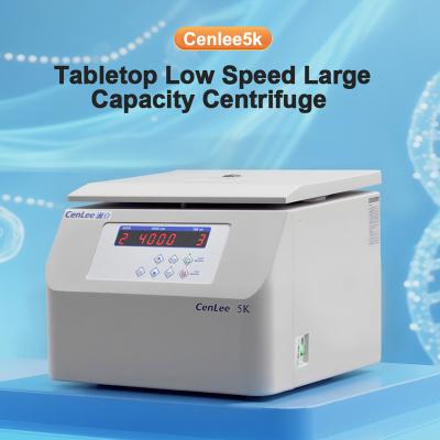 China Centrífuga de laboratorio Cenlee5K 2L 2000ml 4x500ml Centrifugadora de gran volumen en venta