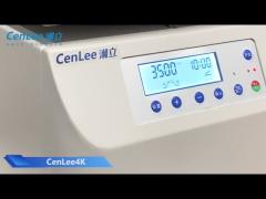 Cenlee4K 4000rpm fijó la máquina de poca velocidad de la centrifugadora del laboratorio de la centrifugadora de la sobremesa del rotor del ángel