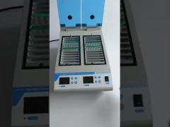 Two Indenpendent Working Incubation Chambers 37C Blood Group Card Gel Card Incubator