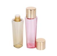 Quality MEI CHANG PETG Skin Care Packaging Screen Printing Makeup Remover Bottle with for sale