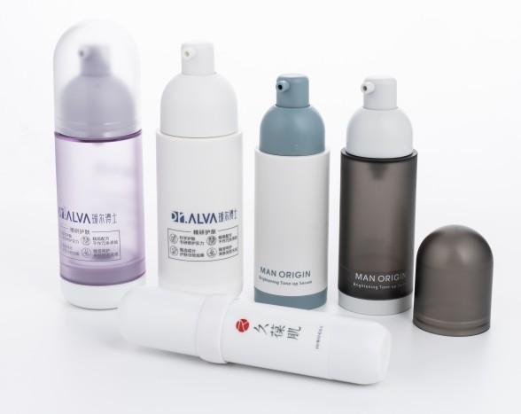Quality BEAUTY PACKAGING 30ml Airless Pump Bottles with Screen Printing and Screw Cap in for sale