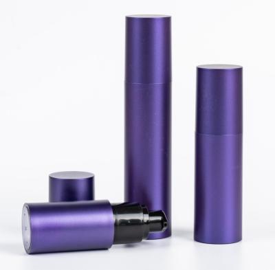 Cina Acceptabile Logo del Cliente Pompa senza aria Bottiglia per colorare cosmetici 30ml 50ml 100ml in vendita