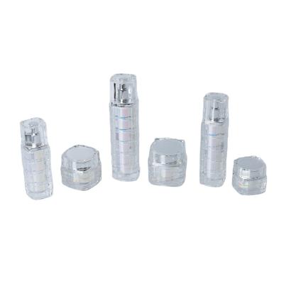 China 30g 50g 15g 50ml 30ml 100ml 120ml Cap acrílico Cuidado da pele Conjunto de creme frascos de plástico 10000pcs à venda
