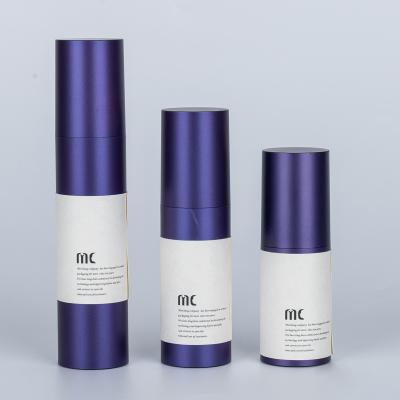 中国 高級 カスタマイズされたカラー化粧品 空気のないポンプボトル 30ml 50ml 100ml ボディローション 販売のため
