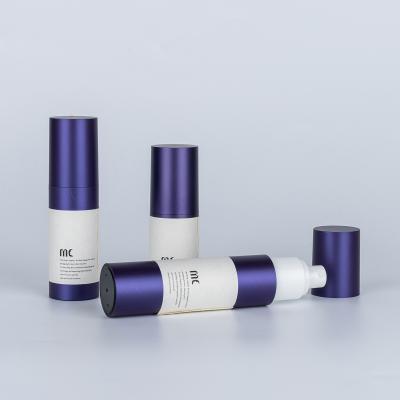 中国 高級 カスタマイズされたカラー化粧品 空気のないポンプボトル 30ml 50ml 100ml ボディローション 販売のため