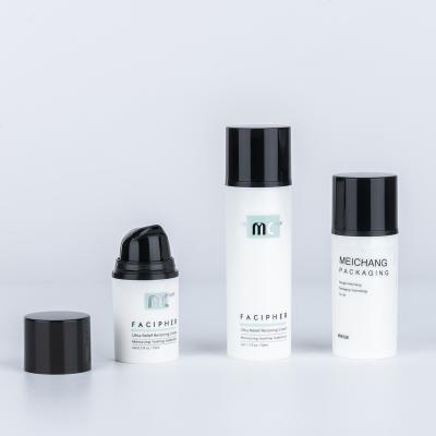 Cina 15ML 30ML 50ML PP Pompa di lozione senza aria per la stampa a schermo di imballaggi di bellezza in vendita