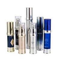 China Plastic Airless Pump Bottle 15ml 20ml 30ml for Customizable Serum Packaging for sale