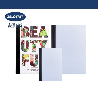 China ZELOYAUT Premium Sublimation Blanks A5 White Notebook with Hard Cover Sublimation Notebook Blanks Custom logo for sale