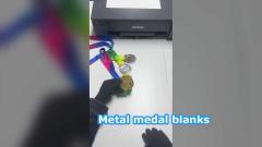 Sublimation metal medal blanks