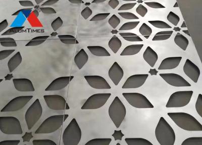 China Duurzaam Met een laag bedekt Decoratief Geperforeerd Aluminiumblad 1220 × 2440mm Te koop