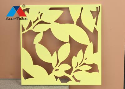China Duurzaam Met een laag bedekt Decoratief Geperforeerd Aluminiumblad 1220 × 2440mm Te koop