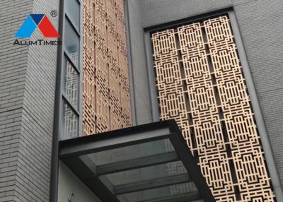 Cina Pannello di parete decorativo di alluminio rivestito di verniciatura di PPG PVDF per la stazione della metropolitana dell'aeroporto in vendita