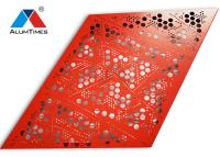China PVDF Coated Decorative Aluminum Facade Panel 2.0mm 3003 Alloy for Building Cladding for sale