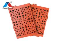 China Laser Cut Aluminum Perforated Panel 2mm Thickness 1500x4000mm for Curtain Wall for sale