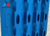 China Perforated Aluminum Cladding Panels 2mm Thick PVDF Coated Hollow Decorative Patterns OEM for sale