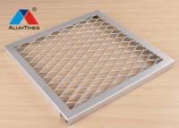 China Shock Resistant Expanded Aluminum Mesh Sheet 2.0mm for School Hotel Restaurant Cladding for sale