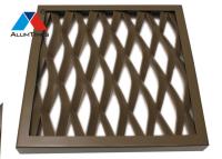 China Shock Resistant Expanded Aluminum Mesh Sheet 2.0mm for School Hotel Restaurant Cladding for sale