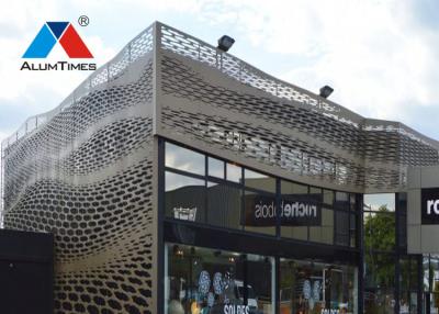 China Mesh Panel de alumínio perfurado, metal do escritório que constrói o OEM exterior da fachada à venda