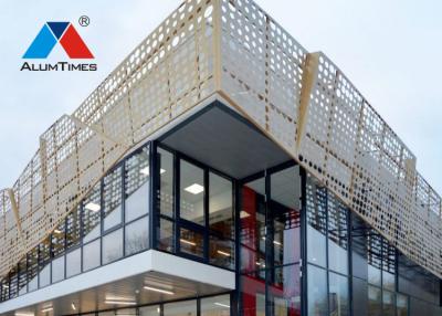 China Mesh Panel de alumínio perfurado, metal do escritório que constrói o OEM exterior da fachada à venda