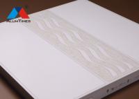 China Aluminum False Ceiling Tiles 300x300mm Decorative Kitchen Ceiling Panel Fireproof Waterproof for sale