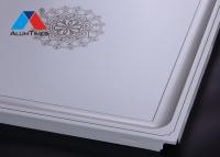 China Fireproof Dustproof Color Coated Aluminum Ceiling Sheet 600x600mm Clip-in for sale