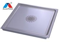 China Fireproof Dustproof Color Coated Aluminum Ceiling Sheet 600x600mm Clip-in for sale