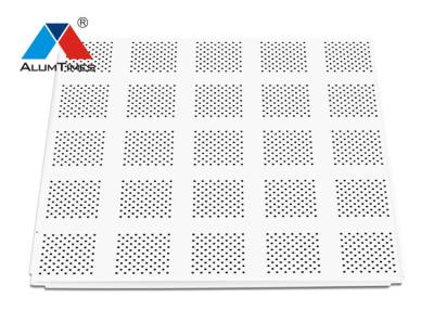 China Material perforado de la aleación de aluminio del techo de la rejilla del metal de la barra del color sólido T en venta