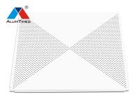 China Aluminum Alloy Perforated T Bar Ceiling Grid 603x603mm Lay In Ceiling Tiles for sale