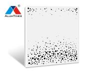 China Decorative Suspended Aluminum Perforated Ceiling Square 600x600mm with LED Light for sale