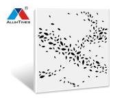 China Decorative Suspended Aluminum Perforated Ceiling Square 600x600mm with LED Light for sale