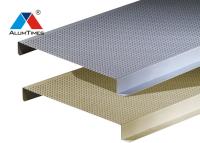China Fire Rated Aluminum Strip Ceiling Linear Metal Ceiling Fireproof Soundproof 200mm Width 0.8mm Thickness for sale