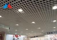 China Rectangle Aluminum Open Grid Suspended Ceiling Tiles 50mm to 300mm Cell Size Lightweight for sale