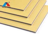 China Silver PVDF PE Coated Aluminum Composite Panel 4mm for Wall Cladding Facade for sale