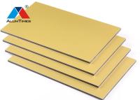 China Silver PVDF PE Coated Aluminum Composite Panel 4mm for Wall Cladding Facade for sale