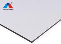 China Silver PVDF PE Coated Aluminum Composite Panel 4mm for Wall Cladding Facade for sale