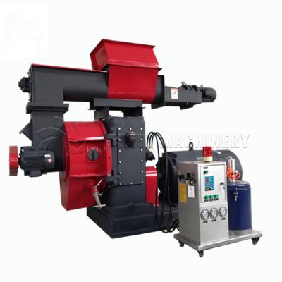China Flat Die Wood Pellet Making Machine / Industrial Wood Pellet Mill for sale