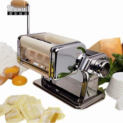 Cina Creatore 430 ss dei ravioli della manovella della macchina del creatore della pasta di Samosa Empanada Shule con la doppia taglierina in vendita