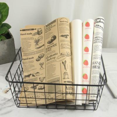 Cina La carta oleata del commestibile personalizza Logo Greaseproof Burger Wrap Paper in vendita