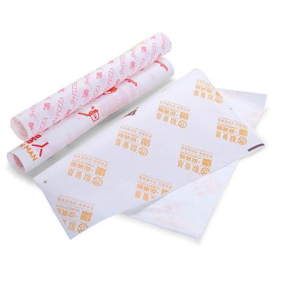 China Custom Oil Proof Deli Paper Sheets Wax Paper Food Wrapping Disposable Greaseproof Paper for sale