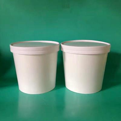 China single wall Container Paper Ice Cream Cups Yoghurt Paper Boxes 1oz To 32oz for sale