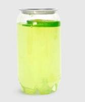 China Ring Pull Can Shape PET Beverage Bottle 500ml 650ml Custom Logo for sale