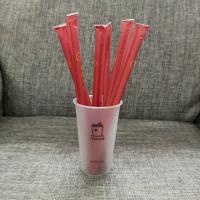 China Eco Friendly PLA Biodegradable Paper Drinking Straws 250pcs per Bag Custom Size for sale